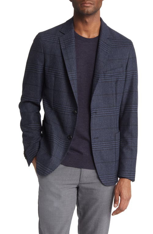 Hugo Boss Hanry Plaid Sport Coat Dark Blue Editorialist